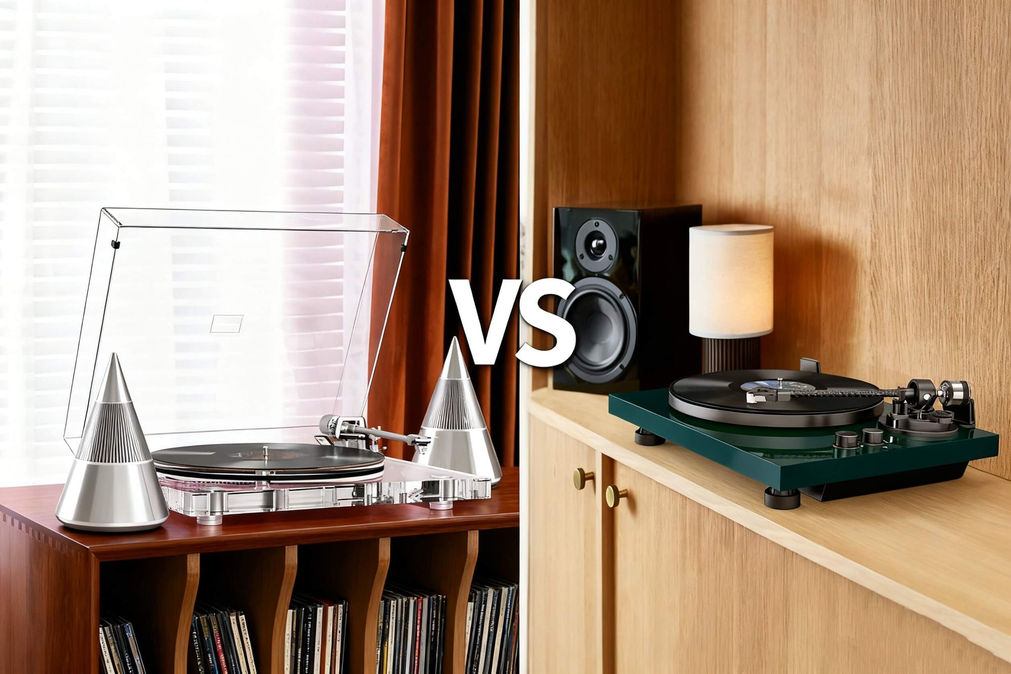All-Acrylic vs. Wooden Turntables: Sound Quality & Design Differences