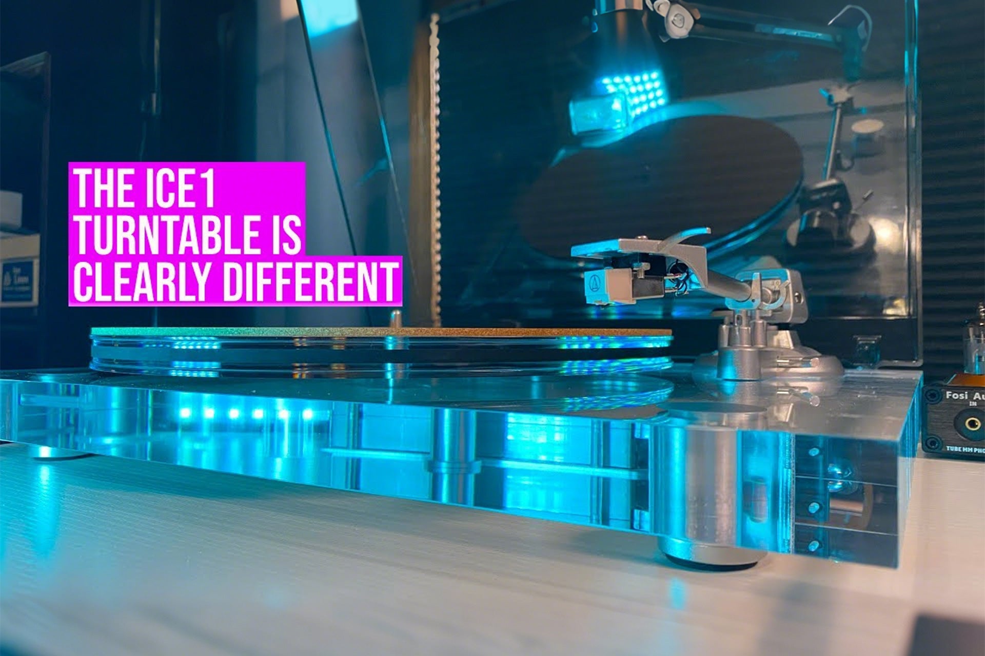 Audio Keeper | ICE1 Transparent Turntable for Perfect Vinyl Experience