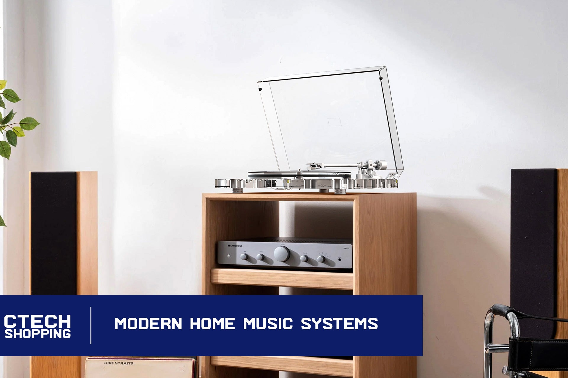 Audio Keeper | Transparent Hi-Fi Bluetooth Turntables for Modern Homes
