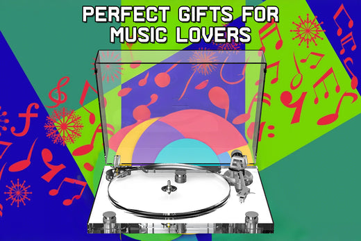 Audio Keeper | Transparent Bluetooth Turntable Gift for Music Lovers
