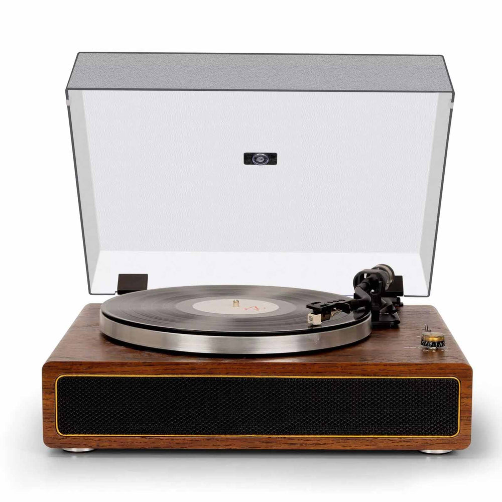 Vintage All-in-One Record Player with Built-in Hi-Fi Speakers | AudioKeeper