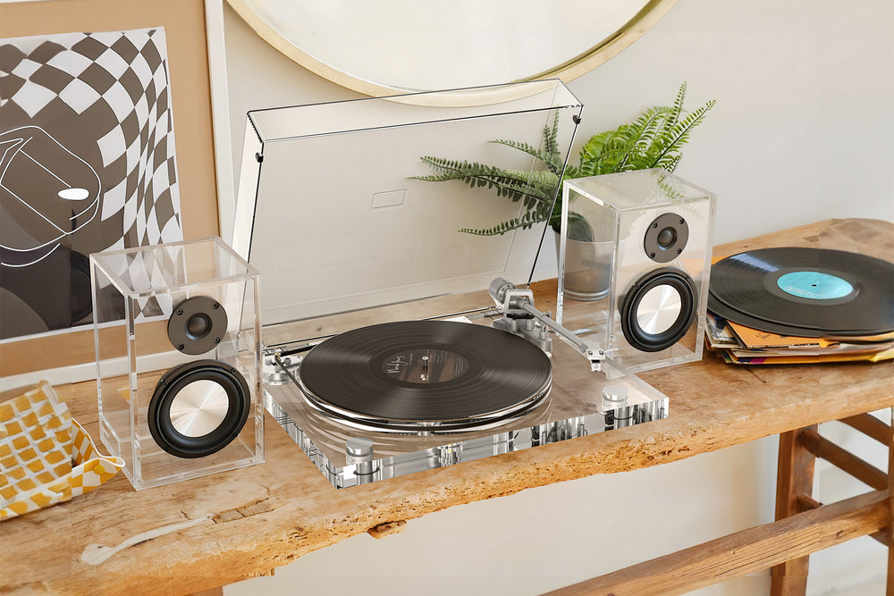 Audio Keeper | ICE1-V2 Turntable - Bluetooth, Acrylic Design & Superior ...